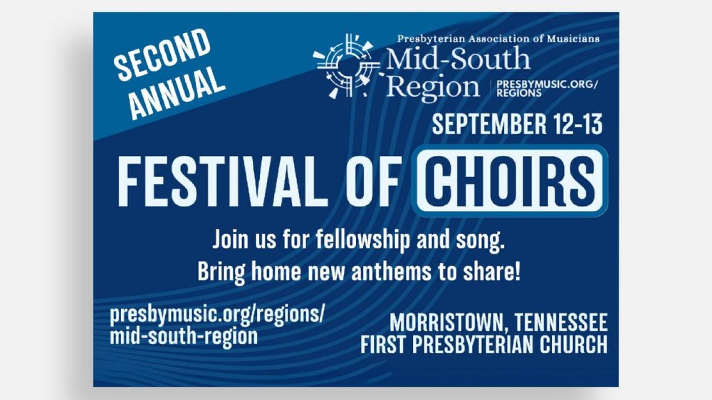 Register for the Second Annual Festival of Choirs | Presbyterian Church ...