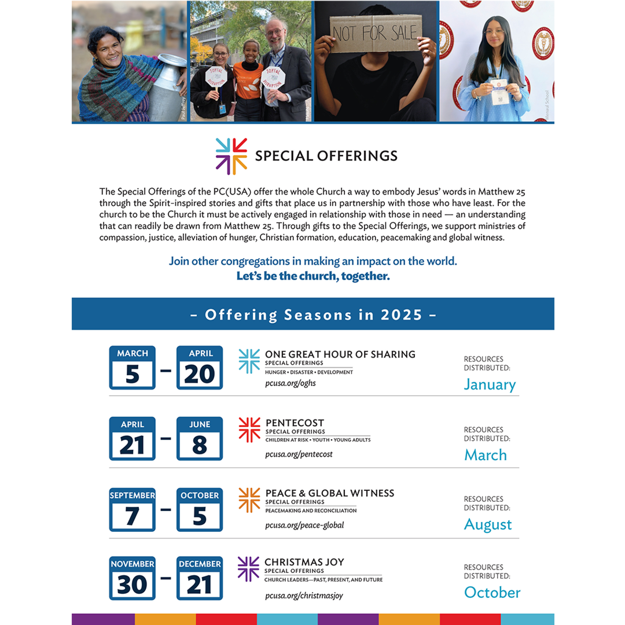 Special Offerings | Presbyterian Church (U.S.A.)