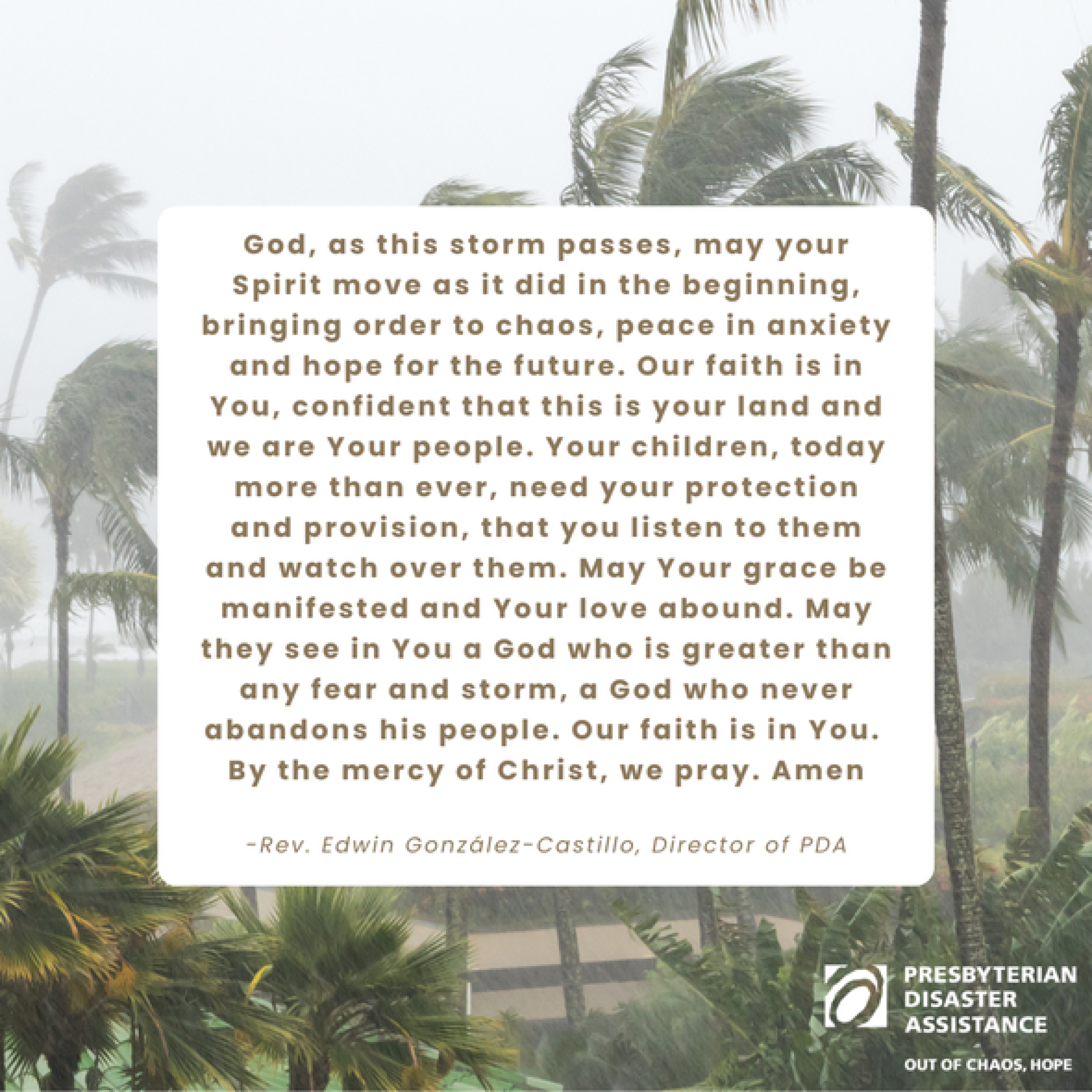 Hurricane Beryl | Presbyterian Church (U.S.A.)