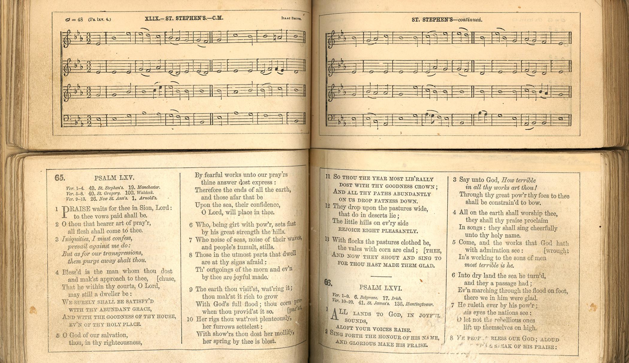 Learning to Sing: Presbyterian Hymnals and Psalters | Presbyterian ...