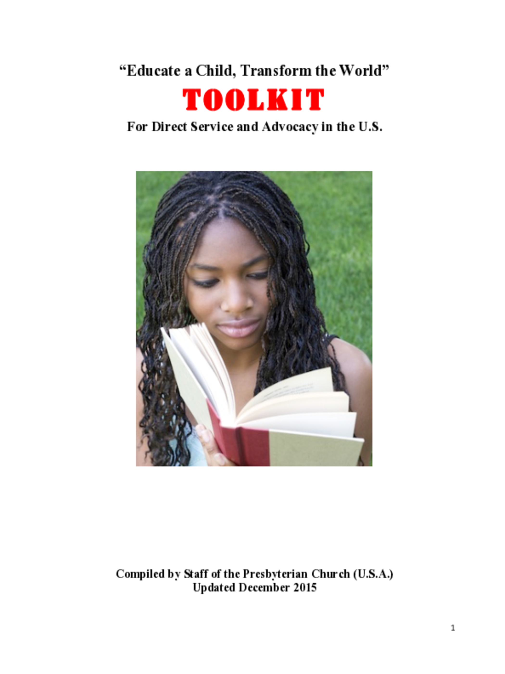 Educate a Child Toolkit | Presbyterian Church (U.S.A.)