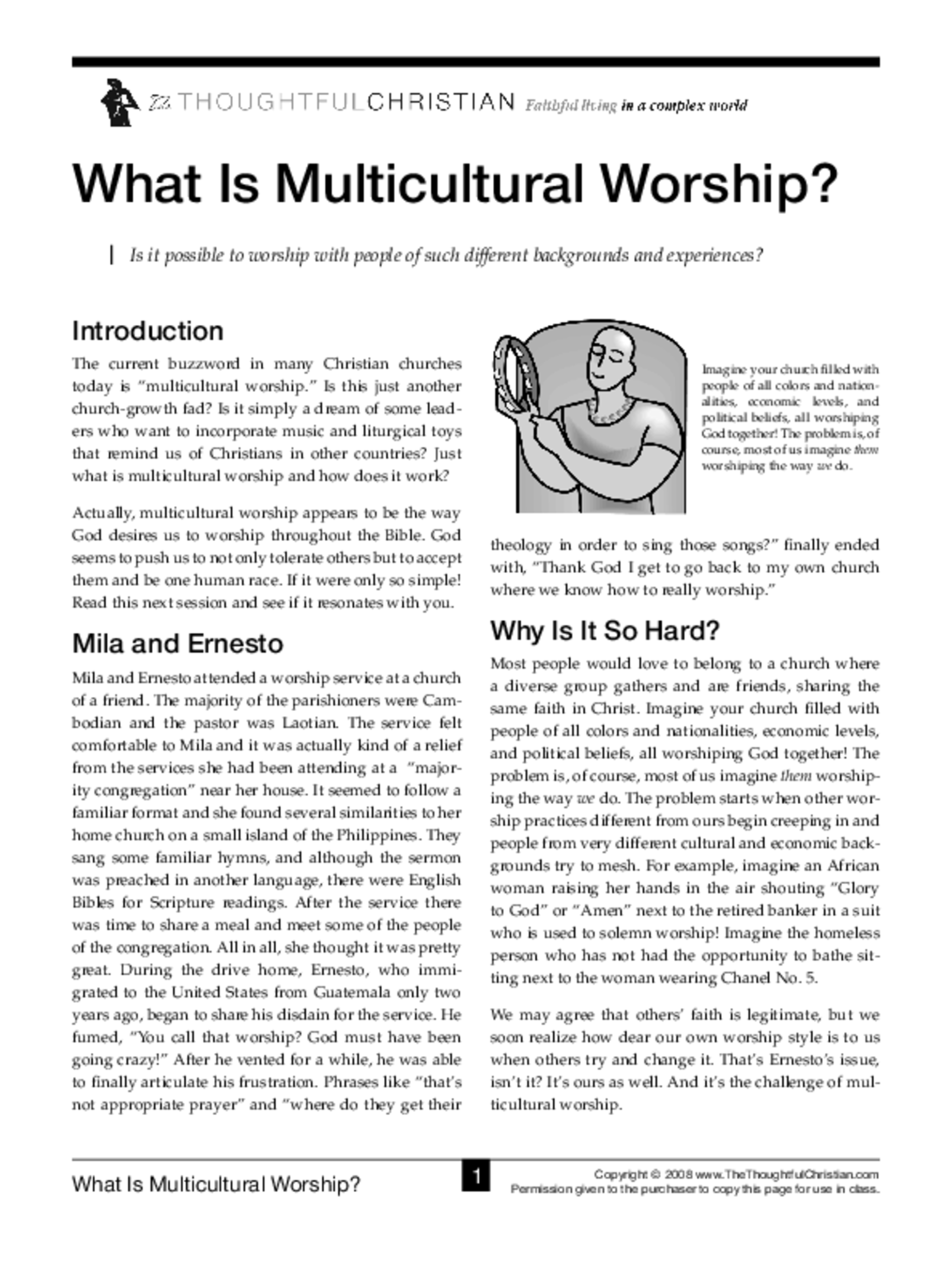 What Is Multicultural Worship? Participant Guide | Presbyterian Church ...