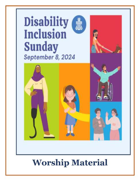 Disability Inclusion Sunday | Presbyterian Church (U.S.A.)